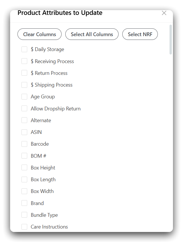 How do I use the Bulk Update Product tool?