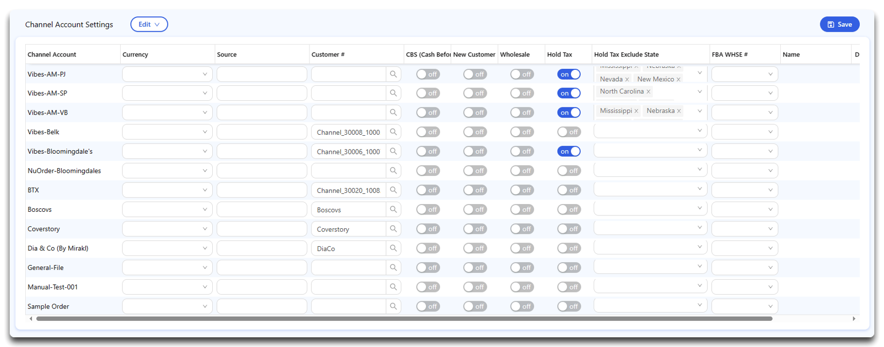 How do I complete setting up a Customer?