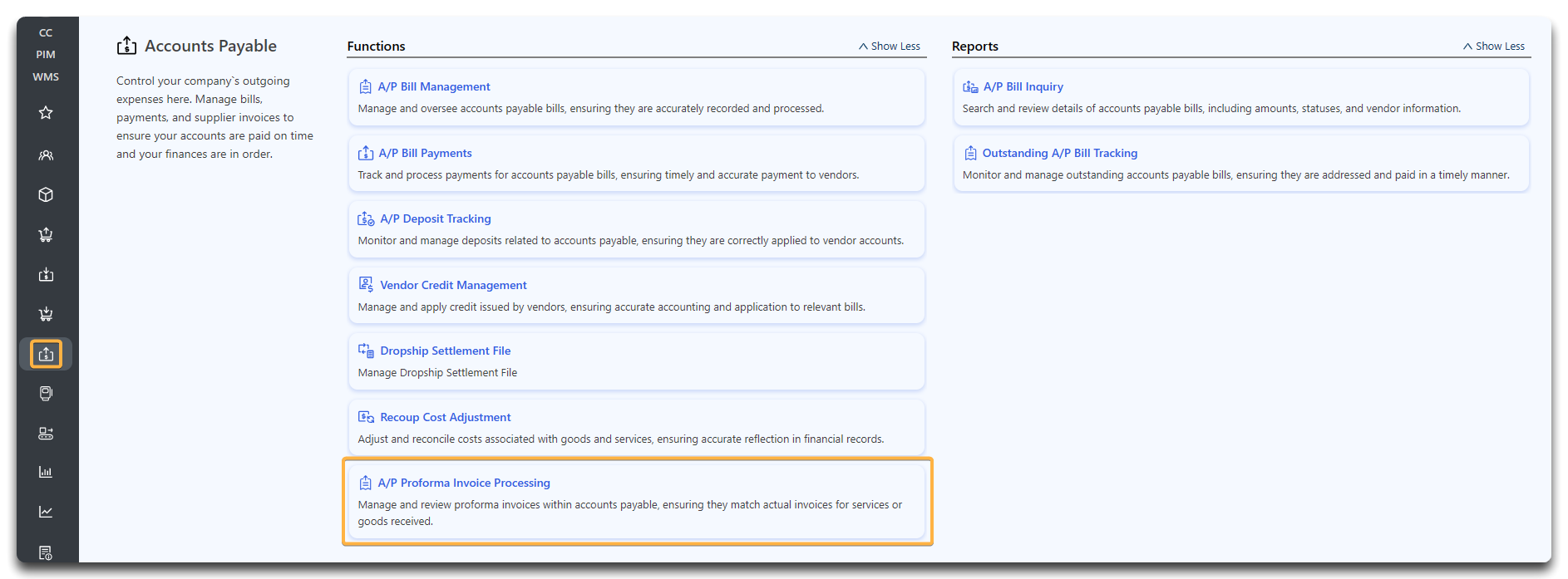 How do I create a proforma invoice?