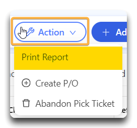 How do I create a Pick Ticket?