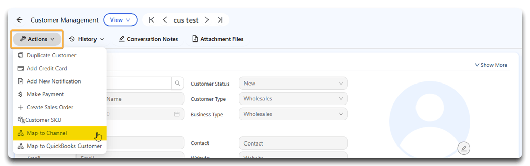 How do I complete setting up a Customer?