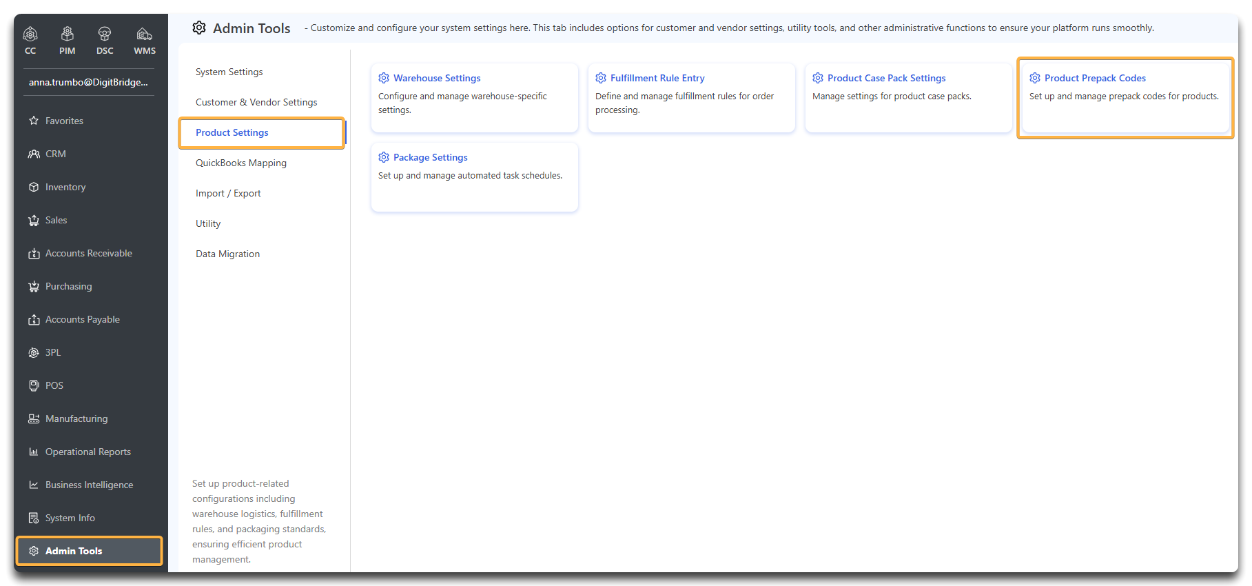 How do I create a new Product Prepack?