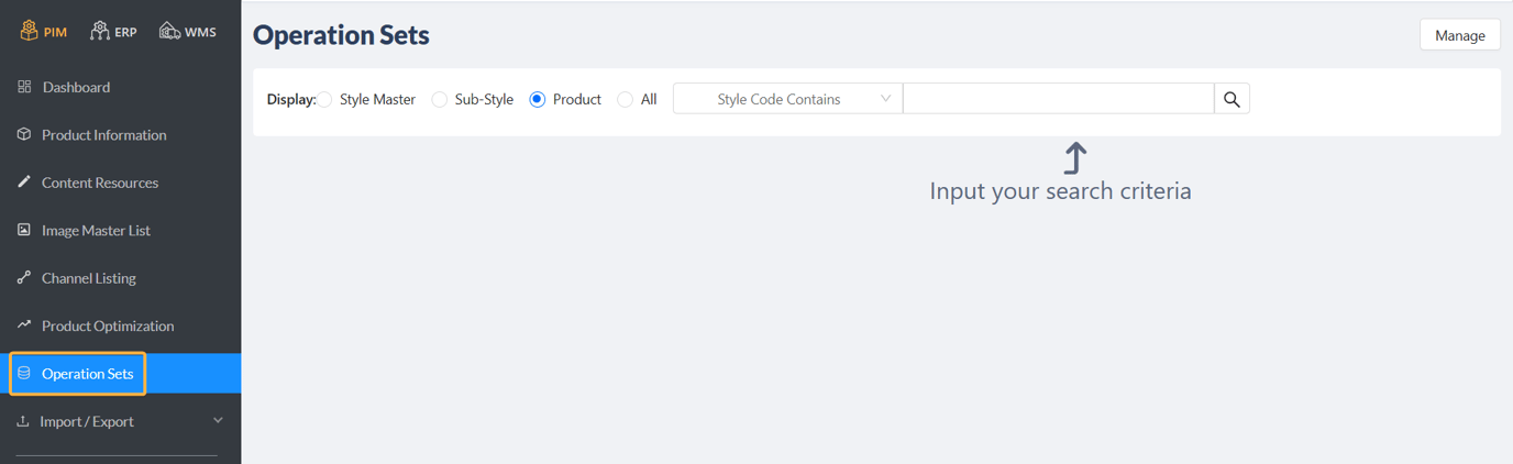How do I use Operation Sets?