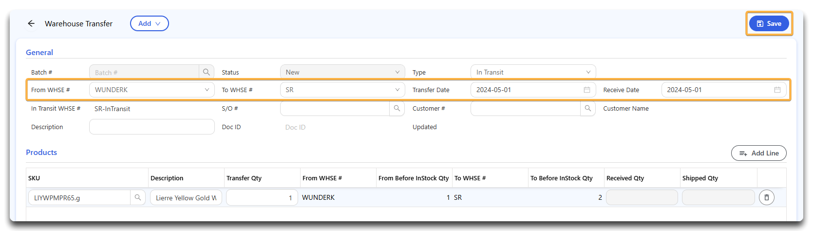 How to process a partial consignment return