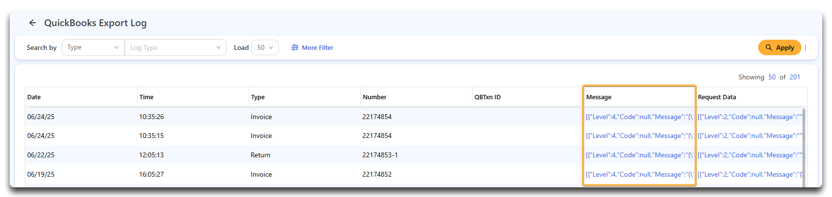 How do I find out why a transaction isn't posting to QuickBooks?