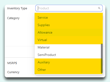 How do I create a non-stockable/non-inventory item?